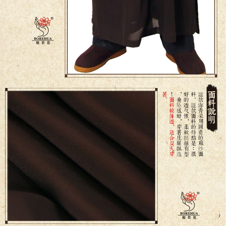 Unisex Shaolin Temple Zen Buddhist Robe for monk, meditation – Divine ...
